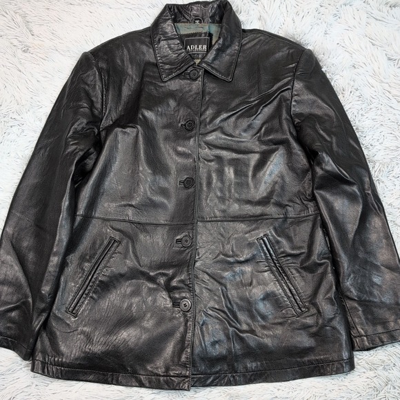 Adler | Jackets & Coats | Adler Collection Jacket Womens Black L ...